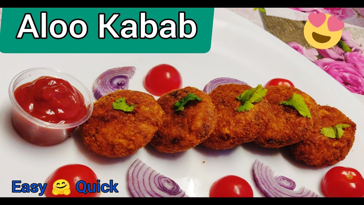 Aloo Kabab Recipe | How to make Veg Kebab | Easy and Quick Starters ...