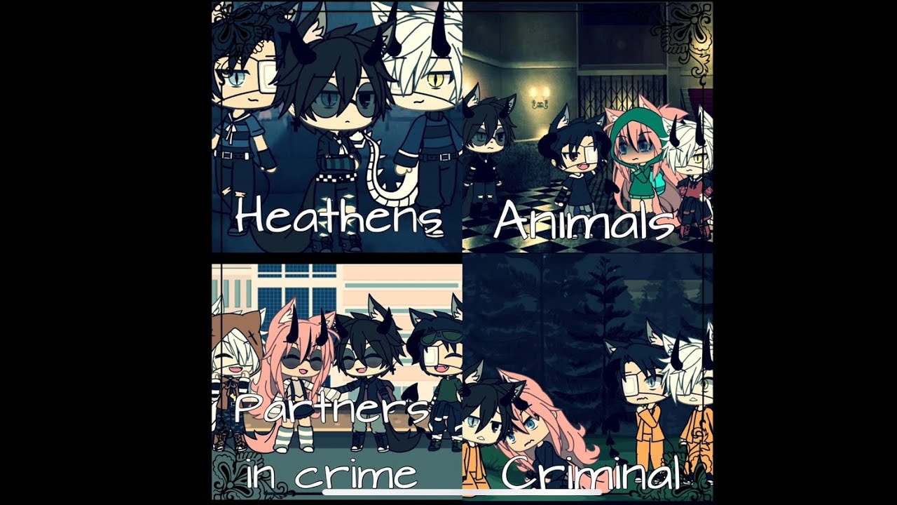 4 in 1 music video || animals/heathens/partners in crime/criminal ...