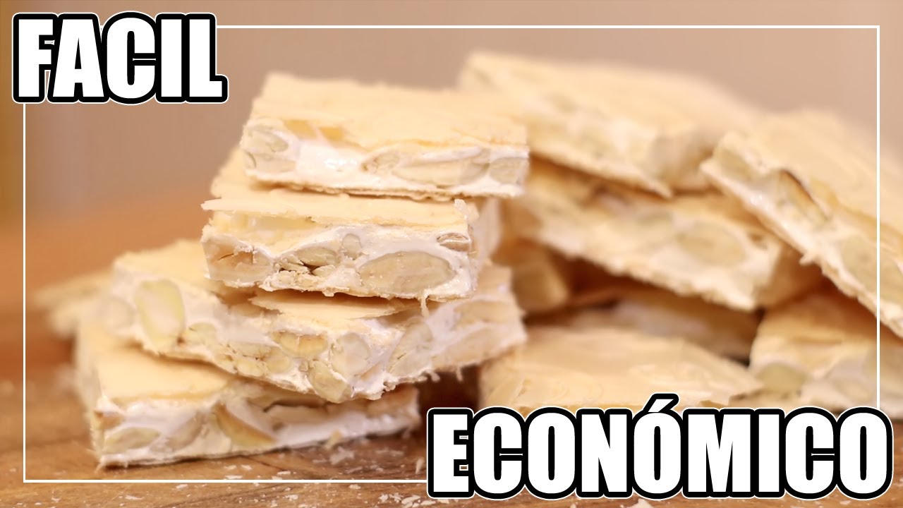 Turrón con Almendras TRADICIONAL España - YouTube