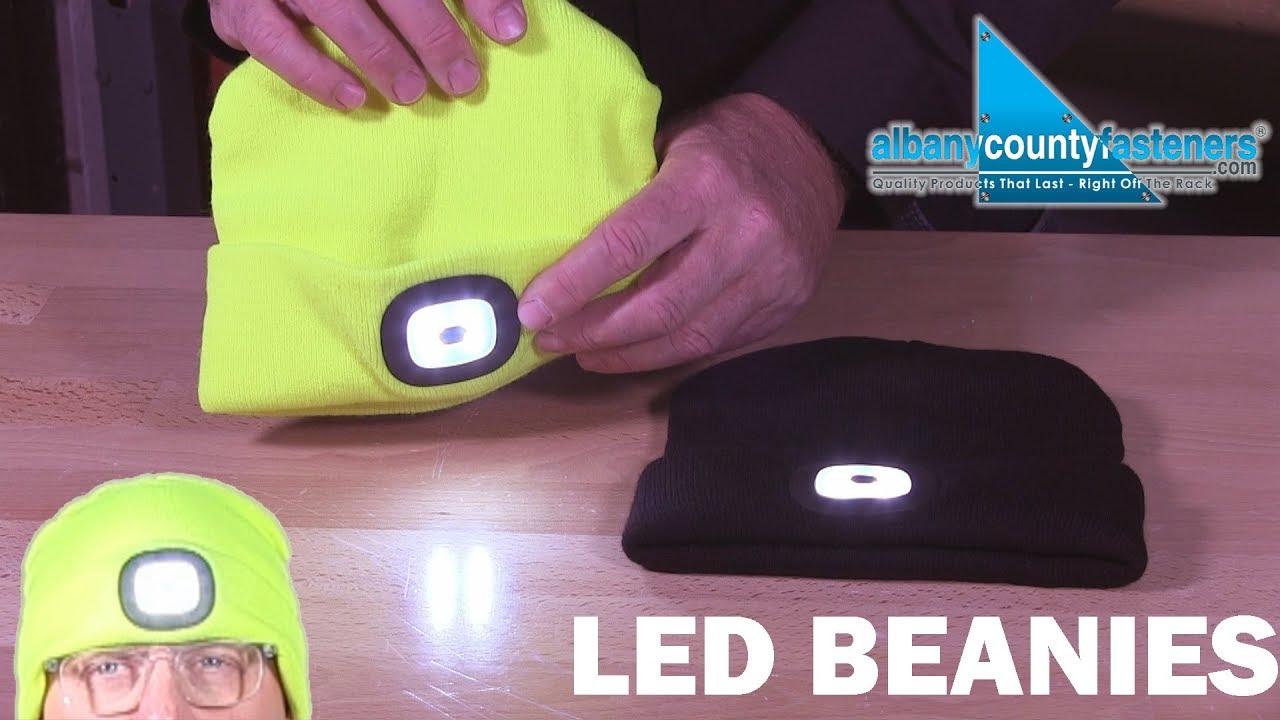 LED Beanies - Hi-Vis Beanies With Headlamps | Overview - YouTube