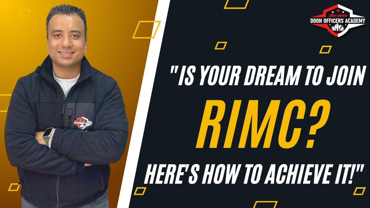 "Is Your Dream to Join RIMC? Here's How to Achieve It!" - YouTube