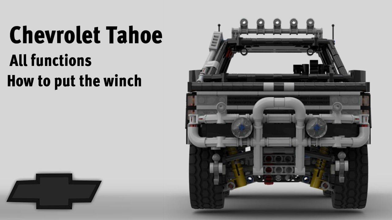 function of my Chevrolet Silverado and how put the winch LEGO TECHNIC ...