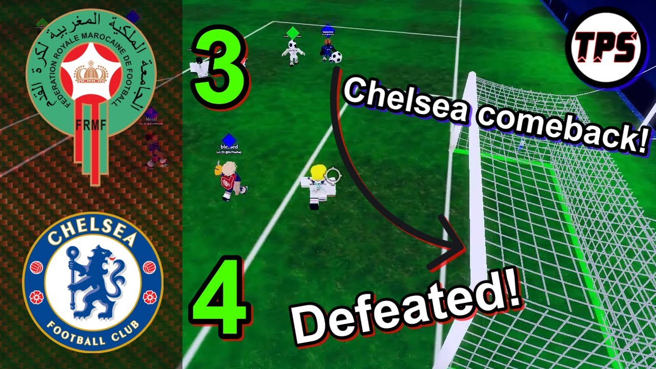 Morocco 3 - 4 Chelsea | ⚽ Roblox TPS Ultimate Soccer ⚽ | Roblox ...
