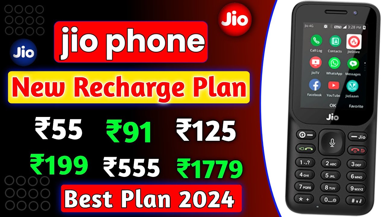 Jio Phone Recharge Plan 2024 | jio phone new recharge plans | jio ...