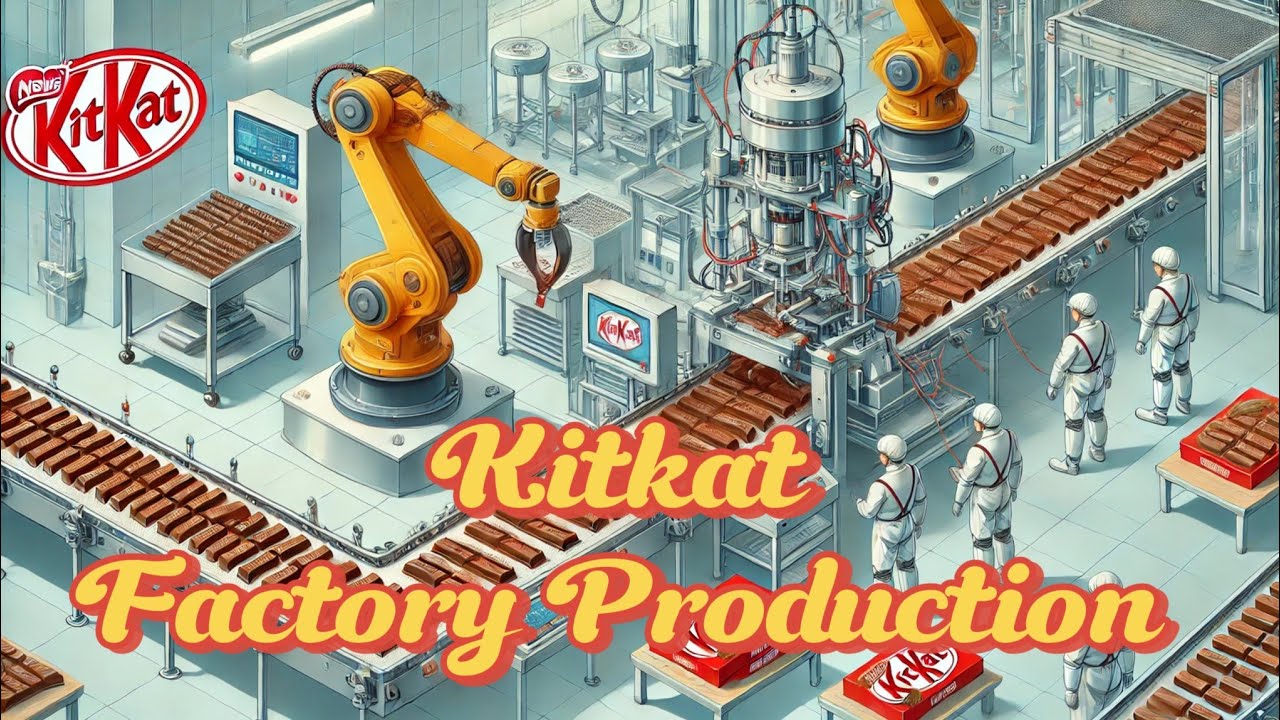 How Kitkat produced in the Factory | History Of Chocolates #chocolate # ...