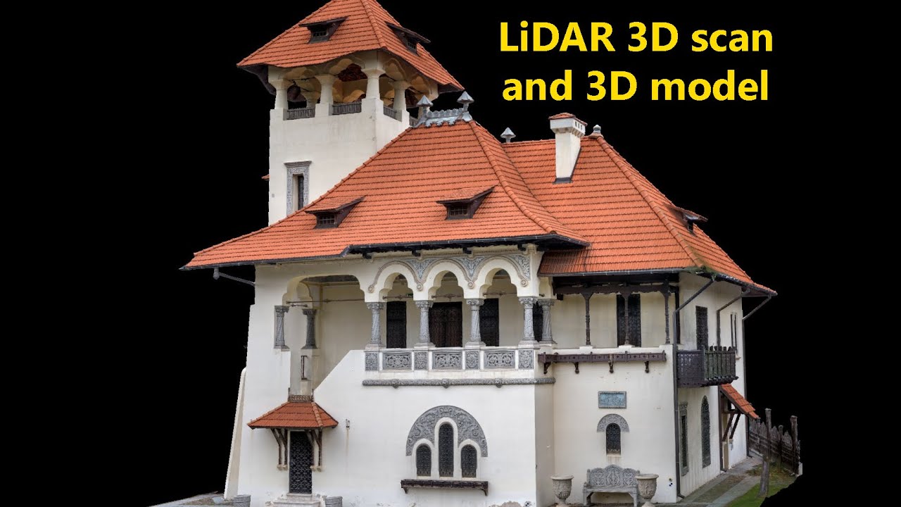 Minovici Villa - photogrammetry and LiDAR 3D modelling - YouTube