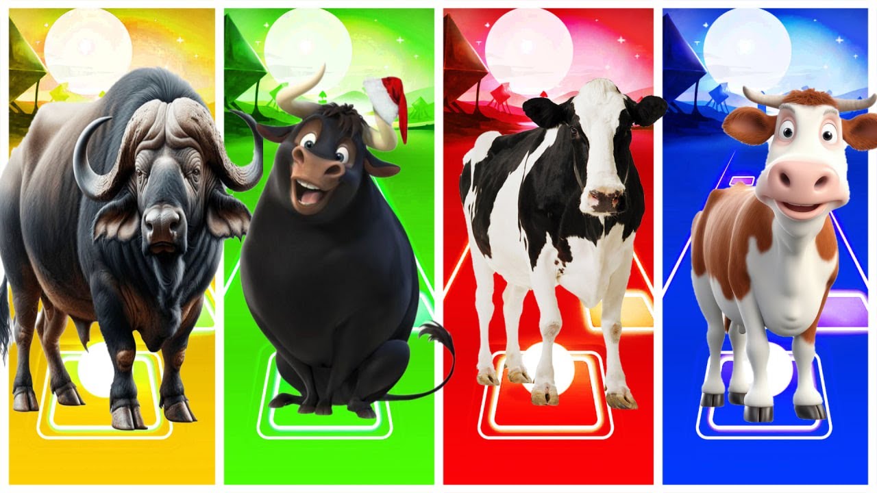 Ferdinand 🆚 Funny Cow 🆚 Ice Age Manny 🆚 Funny Horse – Coffin Dance Song ...