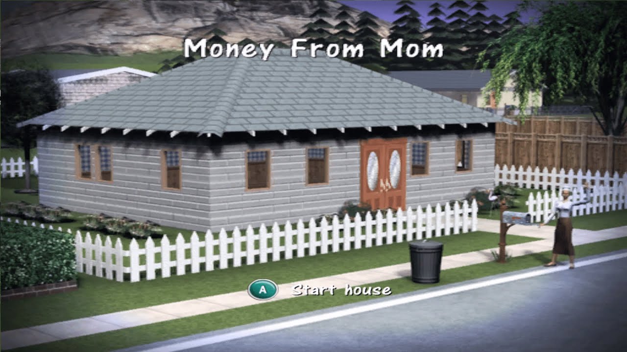 The Sims Playstation 2 - Money From Mom #1 - YouTube