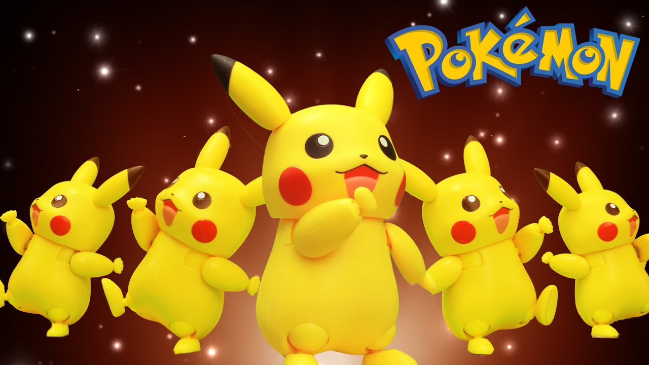 Figure Pokemon Battle Pikachu vs Magikarp Stop Motion - YouTube