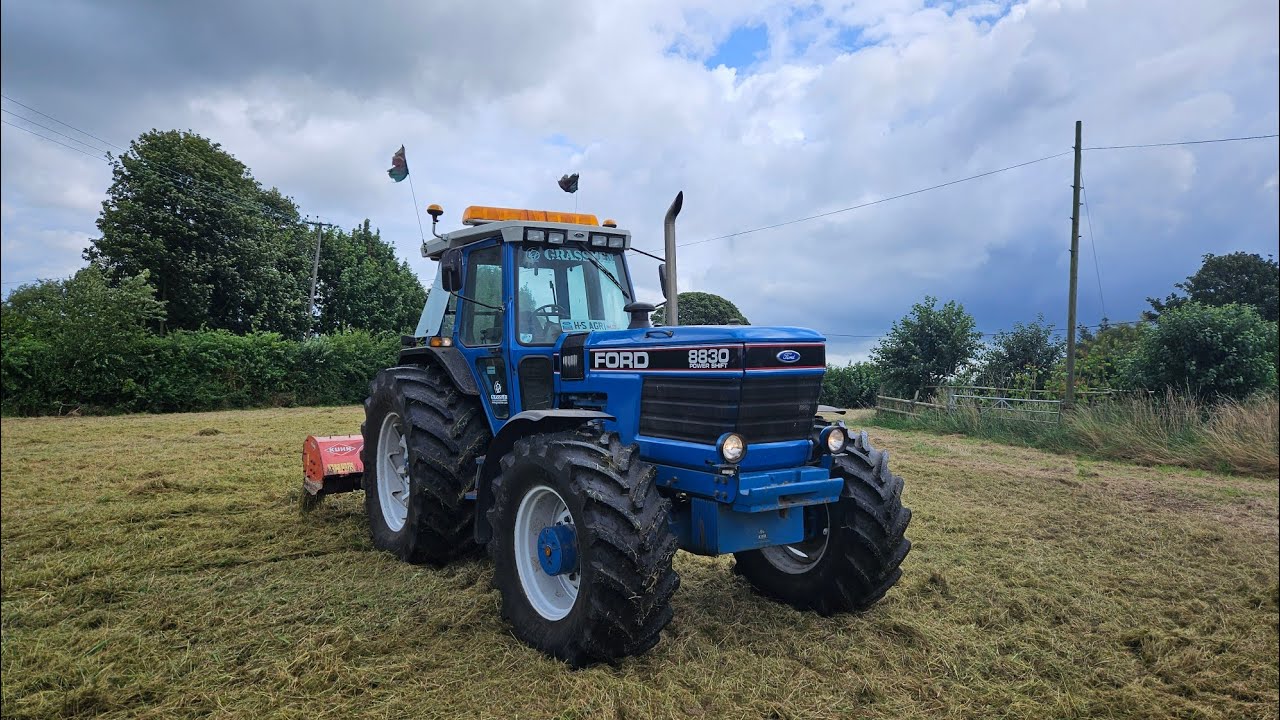 ford 8830 out topping - YouTube