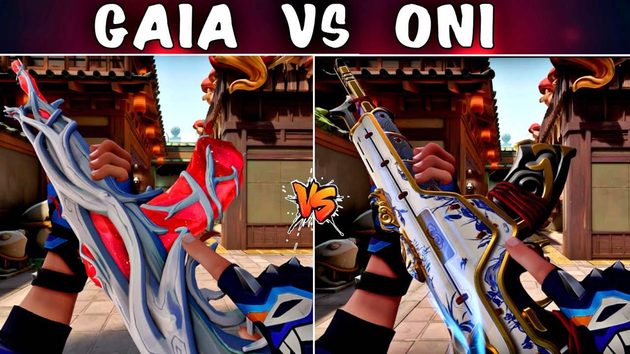 GAIA'S VENGEANCE Vandal VS ONI Vandal Comparison || Which One Is The ...