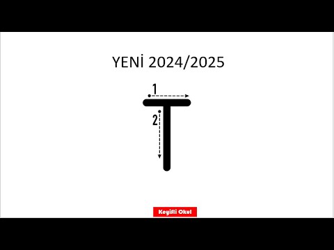 Yeni T Harfini Yazmayı 2 Adımda Öğren!