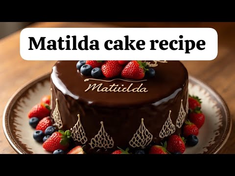 Matilda Cake Recipe 🍫 | Make the Iconic Chocolate Cake from the Movie ...
