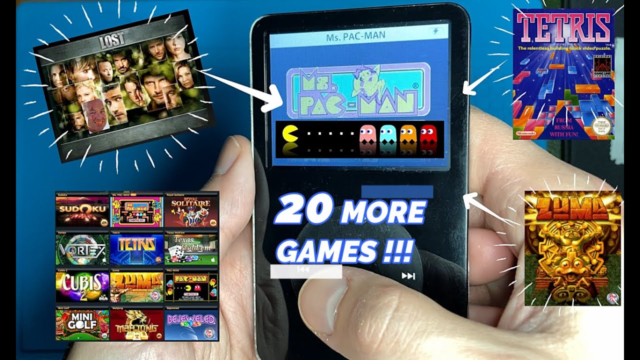 iPod video add 20 games cracked - YouTube