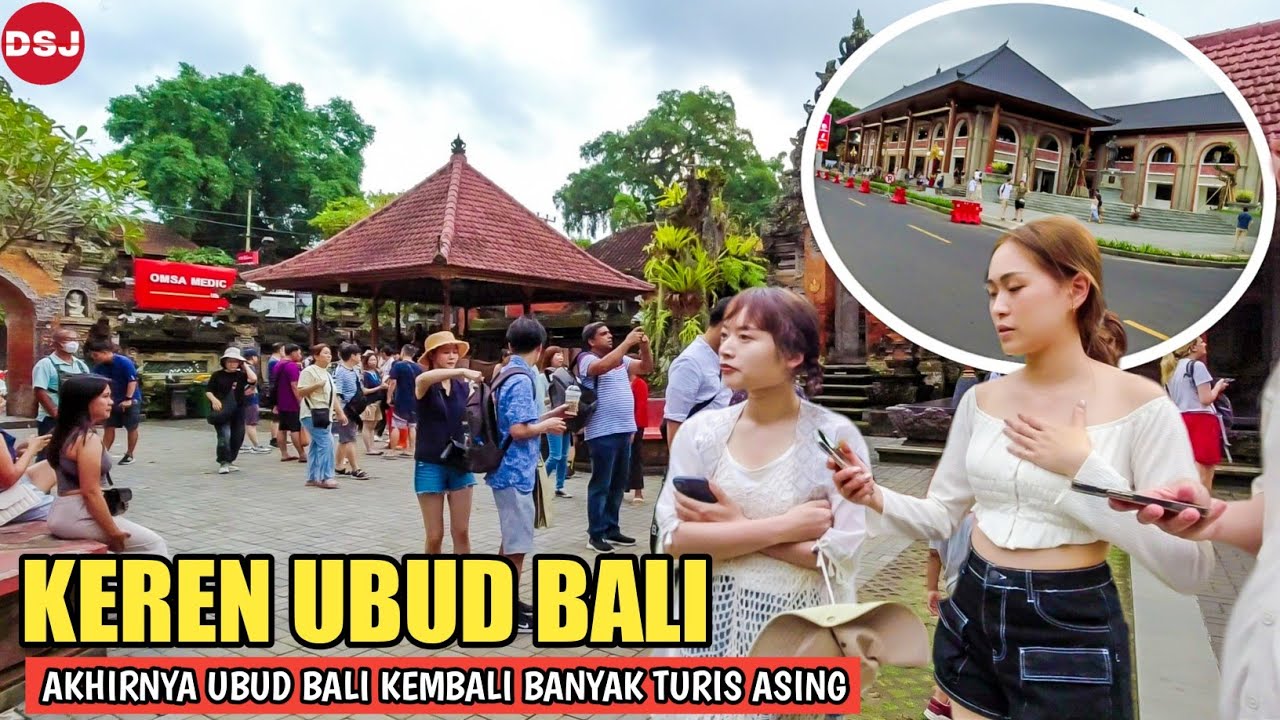 JALAN JALAN DI KOTA TERBAIK DUNIA ?? Situasi wisata di Ubud Bali - YouTube