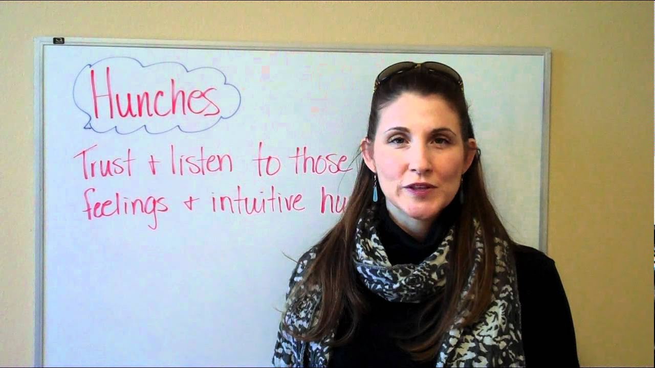Trust Intuitive Hunches - YouTube