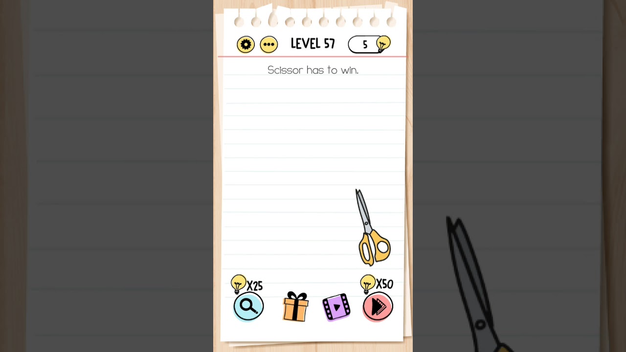 Brain test level 57 - YouTube