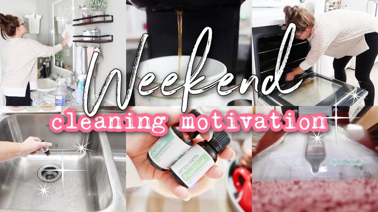 HOME REFRESH! WEEKEND CLEANING ROUTINE - YouTube