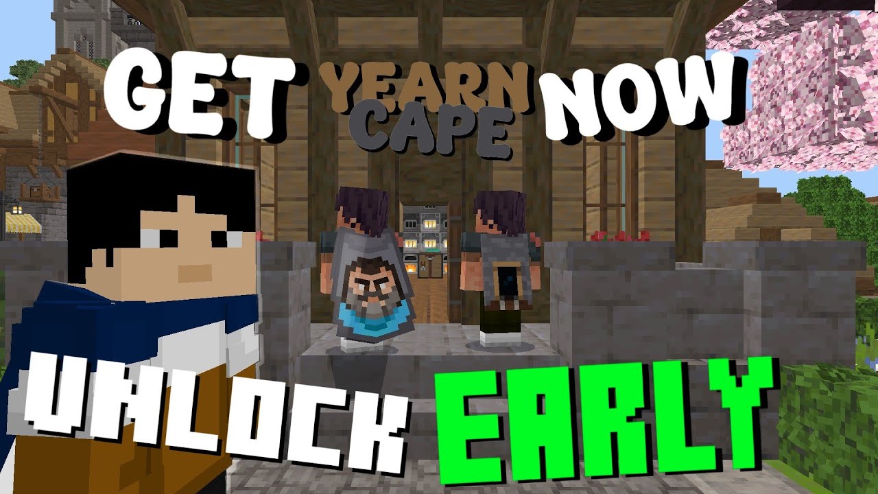 YOU CAN UNLOCK YEARN CAPE EARLY In Minecraft Movie Event Yearn Cape ...