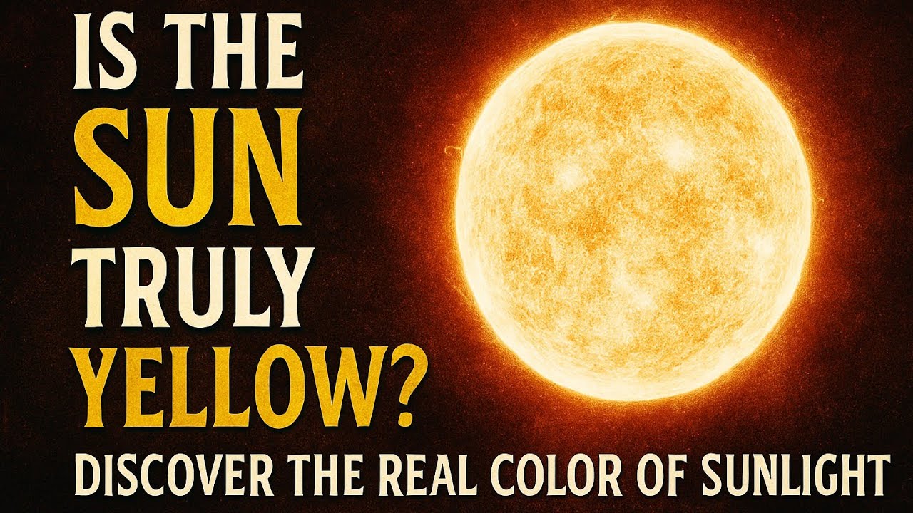 Is the Sun Truly Yellow? Discover the Real Color of Sunlight! - YouTube