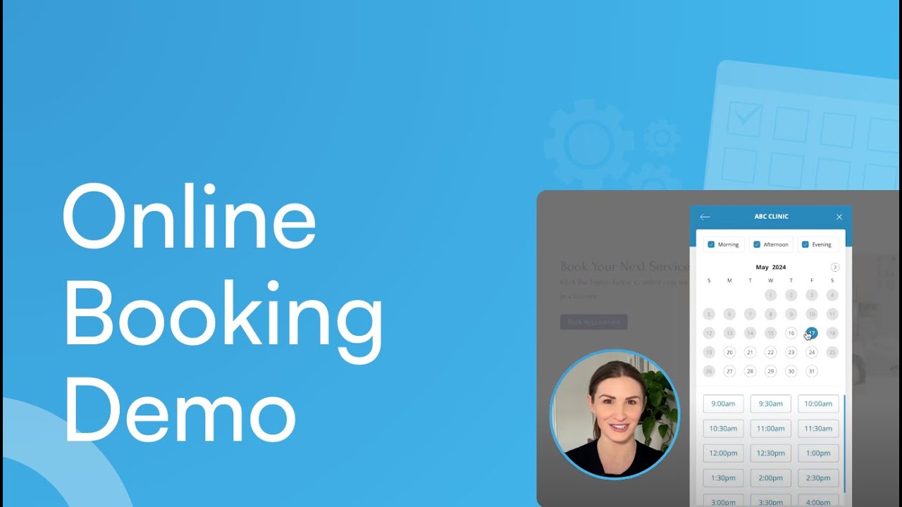 Online Booking Demo - YouTube