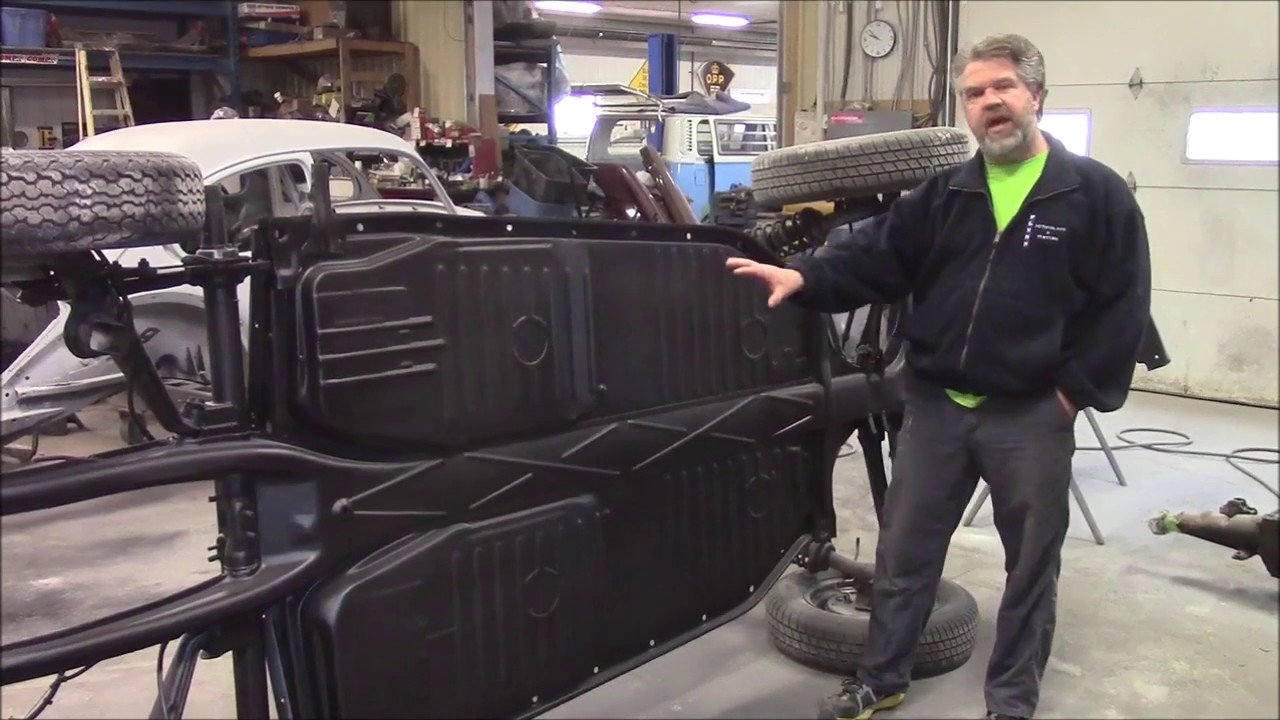 1974 Volkswagen Super Beetle Restoration Update, Chassis Part 3 Epoxied ...