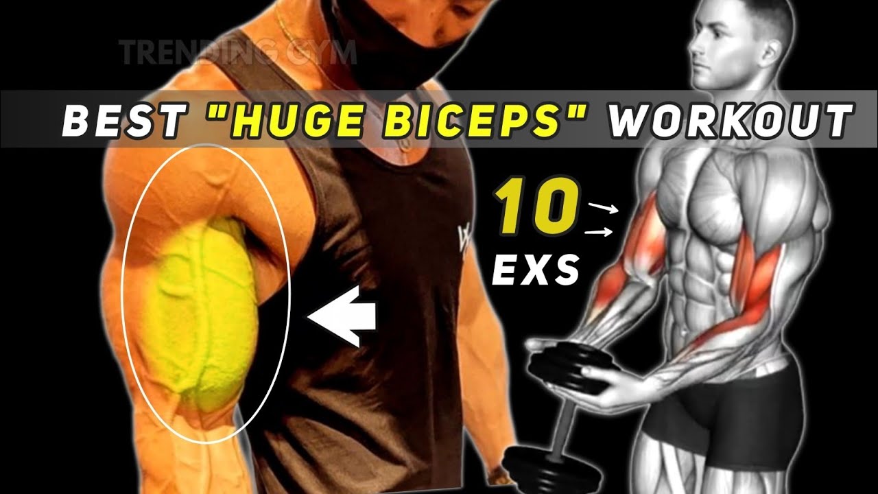 Try This 10 Huge Biceps Workout Routine - Biceps Exercises - YouTube