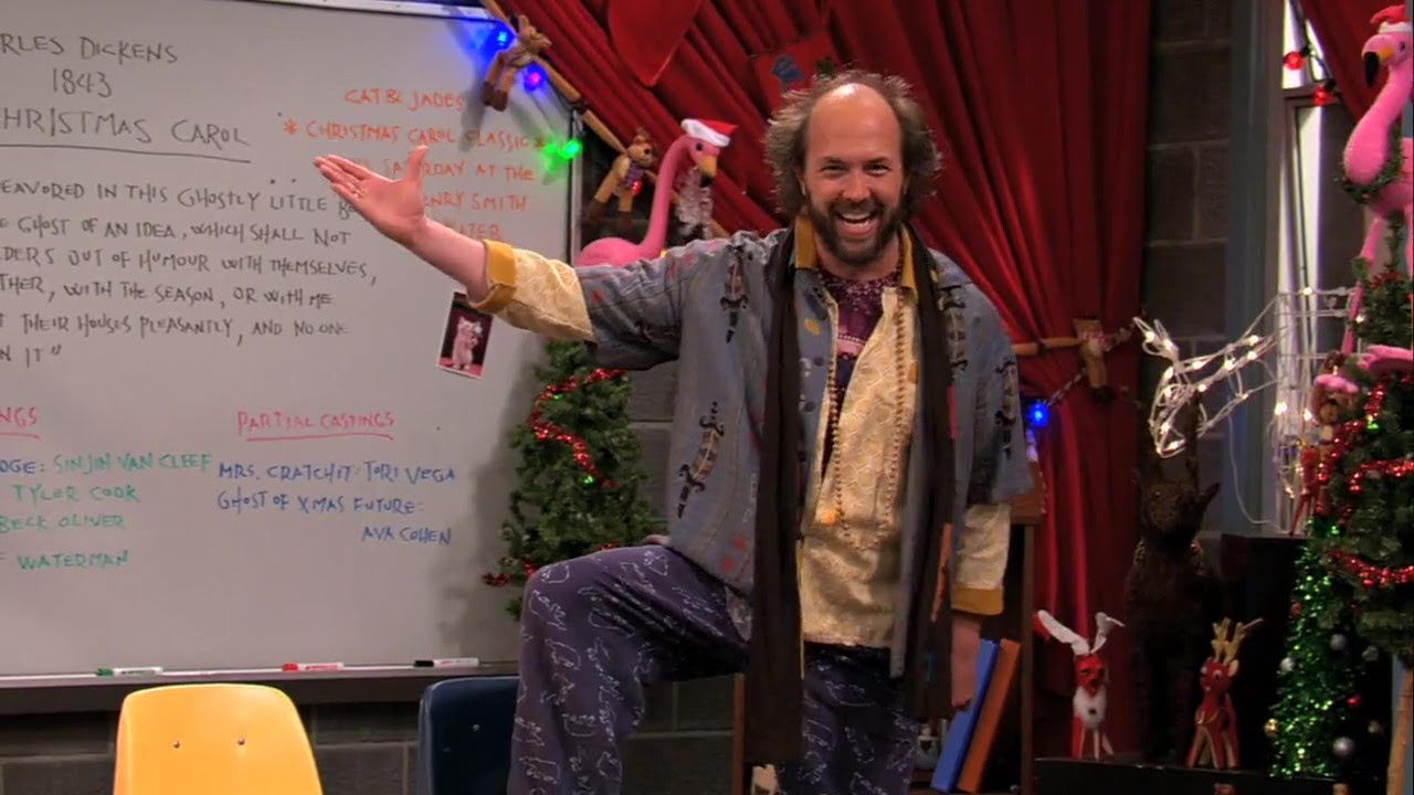 Andre,Beck,Cat,Jade,Robbie,Sikowitz,Tori SECRET SANTA on Victorious ...