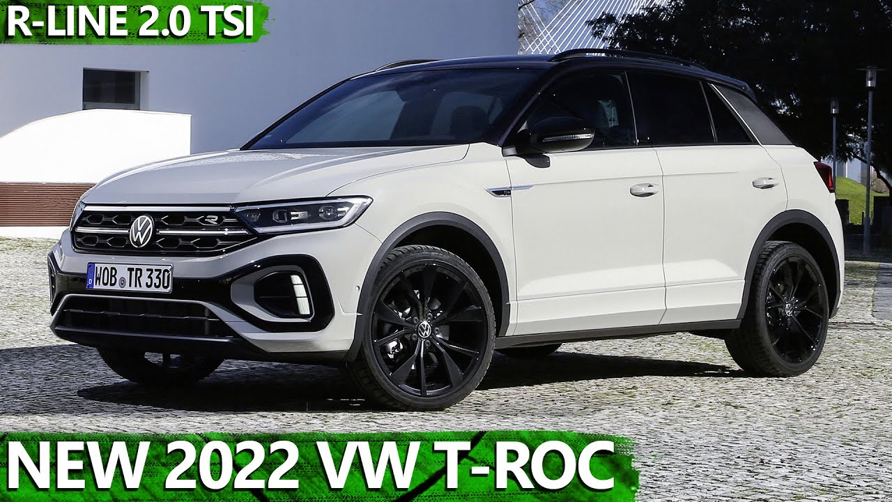 New 2022 Volkswagen T-Roc R-Line 2.0 TSI | VW T- Roc R-Line 2022 - YouTube