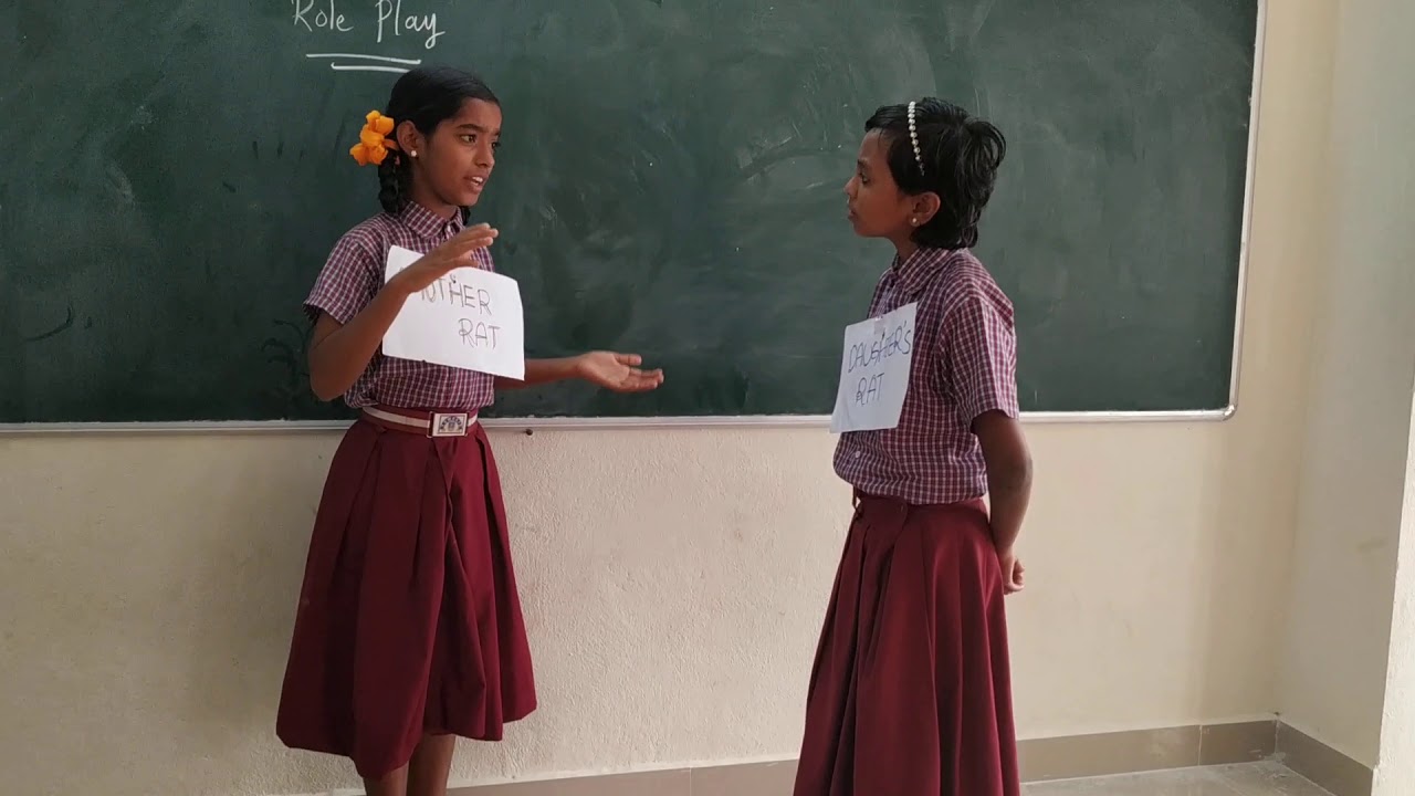 Role play of tswrs mallapur school - YouTube