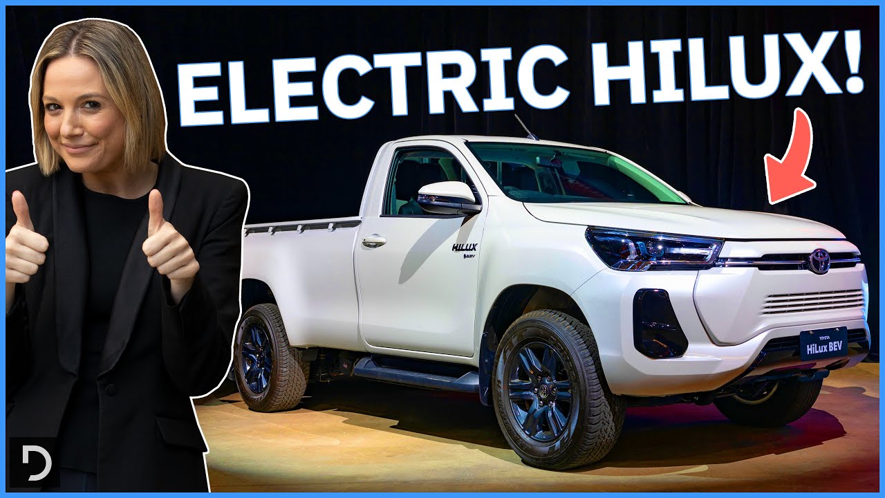 Electric Hilux! Toyota Hilux BEV Concept Preview | Electric Pick-up ...