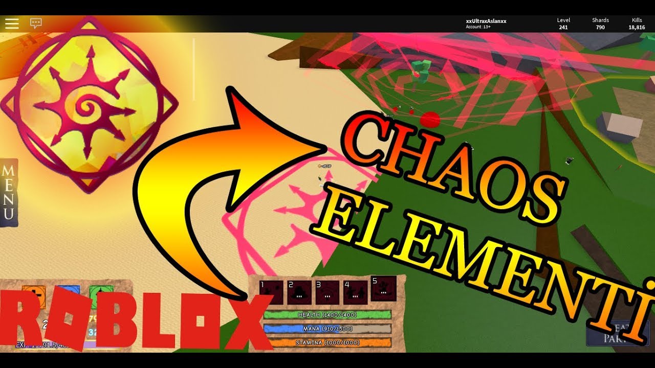 💢CHAOS ELEMENTİ💢 Elemental Battleground - Roblox - YouTube