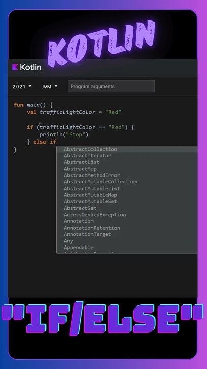 Kotlin เบื้องต้น - การใช้ if/else - YouTube