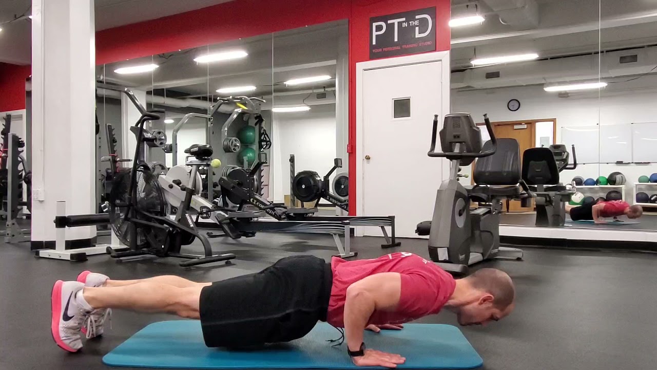 Isometric Push-up Hold - YouTube