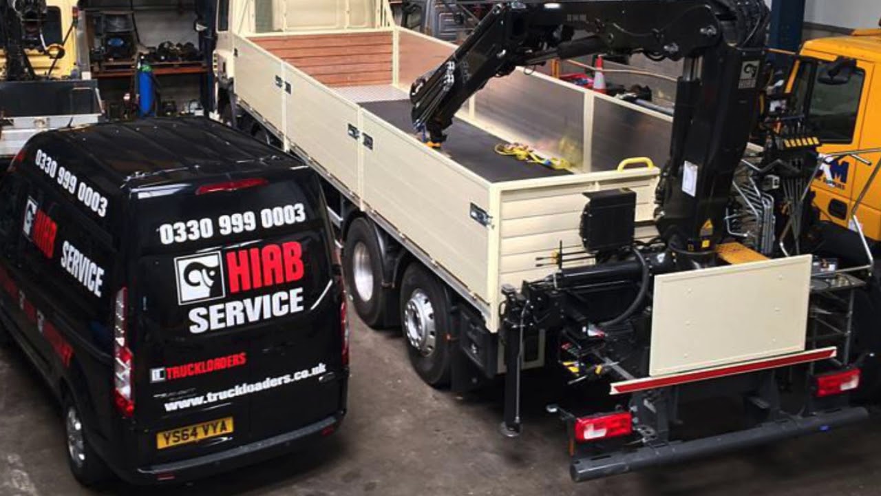 Crane Tail Lift Repairs - Truck Loaders Ltd - YouTube