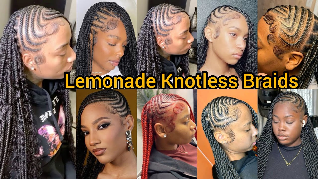 Classy and Cute Braids Hairstyles for Women | Lemonade knotless Braids ...