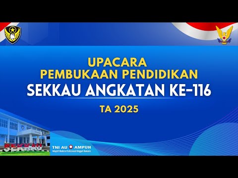 UPACARA PEMBUKAAN PENDIDIKAN SEKKAU ANGKATAN KE-116 - YouTube