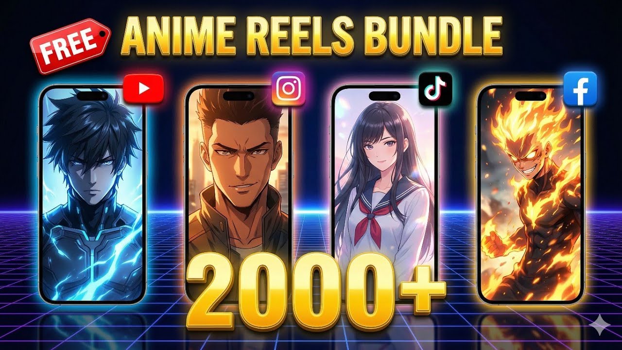 2000+ Anime Reels Bundle Pack 🔥 | Anime Shorts Download - YouTube