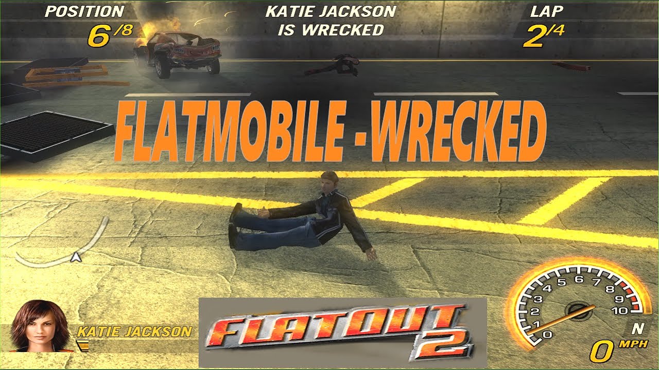 Flatout 2 Pc 2006 - FLATMOBILE WRECKIN' - YouTube
