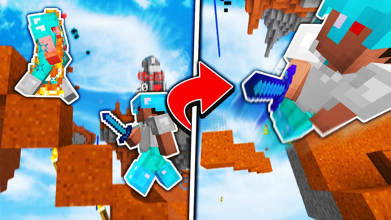 Fake Staircase Fall Trap! (Minecraft Skywars) - YouTube
