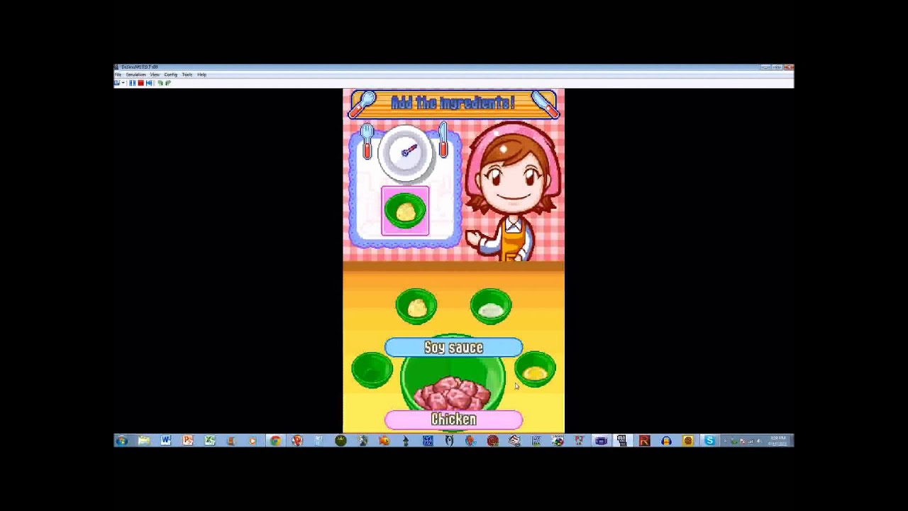 lets play cooking mama part 4: fried chicken - YouTube