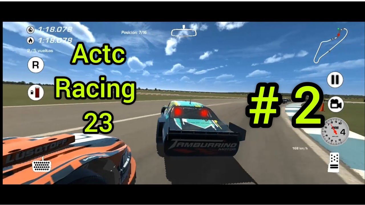 Actc racing 2023/ # 2 carrera con D de carlo. - YouTube