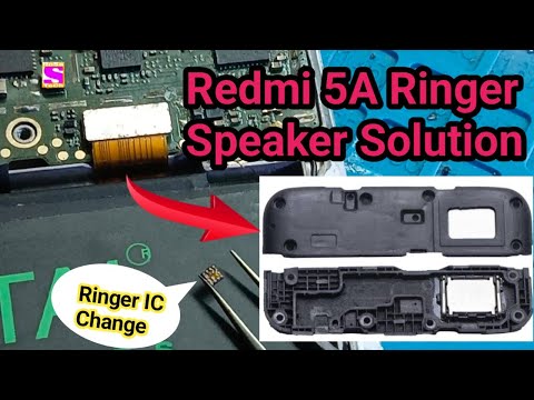 Redmi 5A Ringer IC Problem Solution | Mi 5A Ringer Speaker Not Working ...