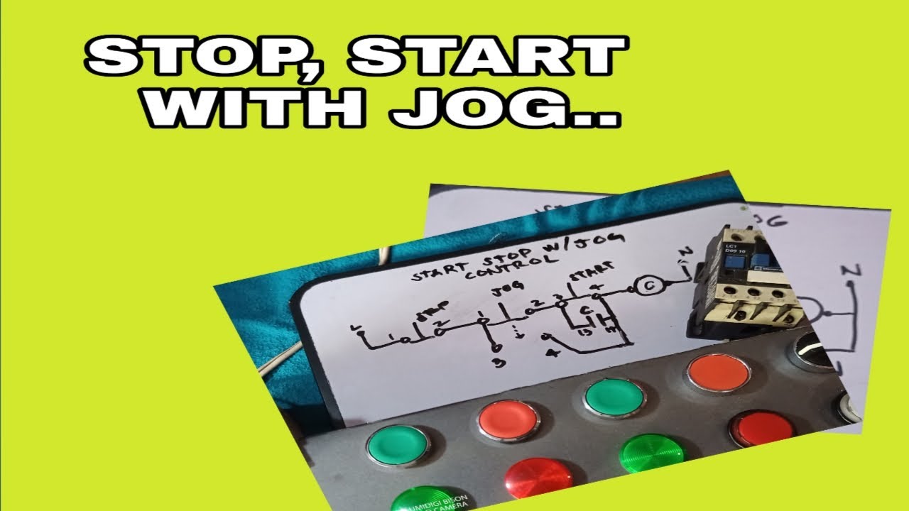 STOP, START W/ JOG | CONTROL CIRCUIT - YouTube