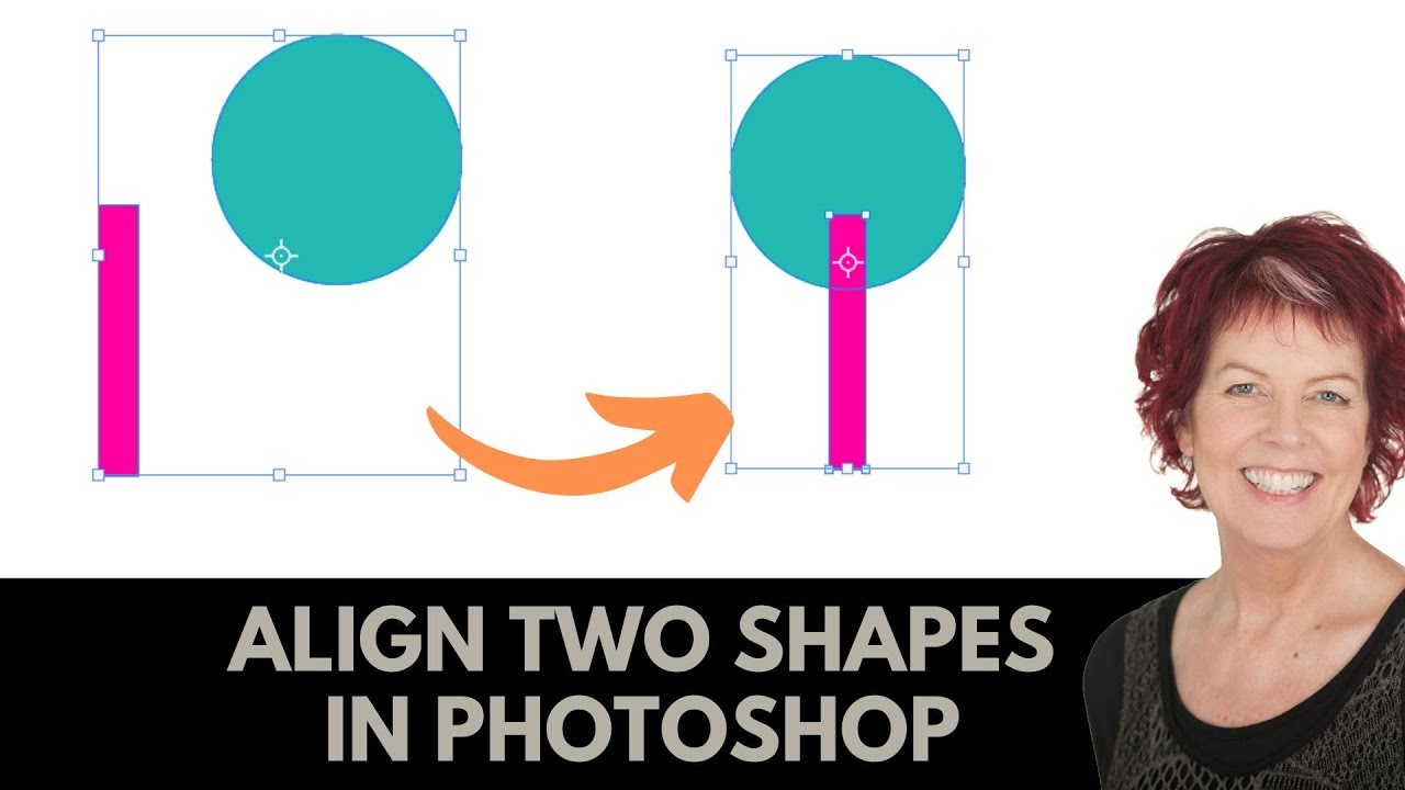 Photoshop: Align Shapes - Shapes on Same Layer or Different Ones - YouTube