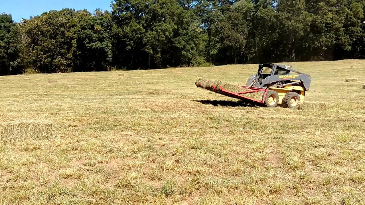 Matt's Homemade Bale Accumulator - YouTube