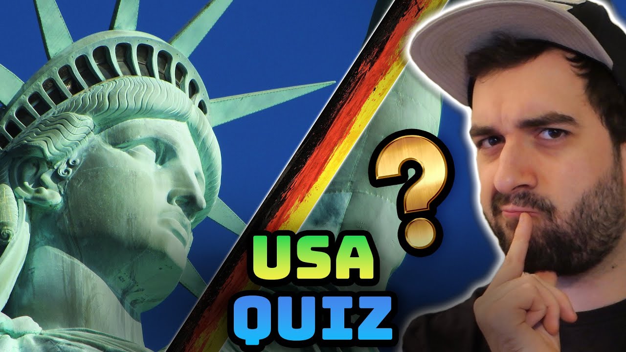 German takes the American culture quiz: Can I pass the USA test? - YouTube