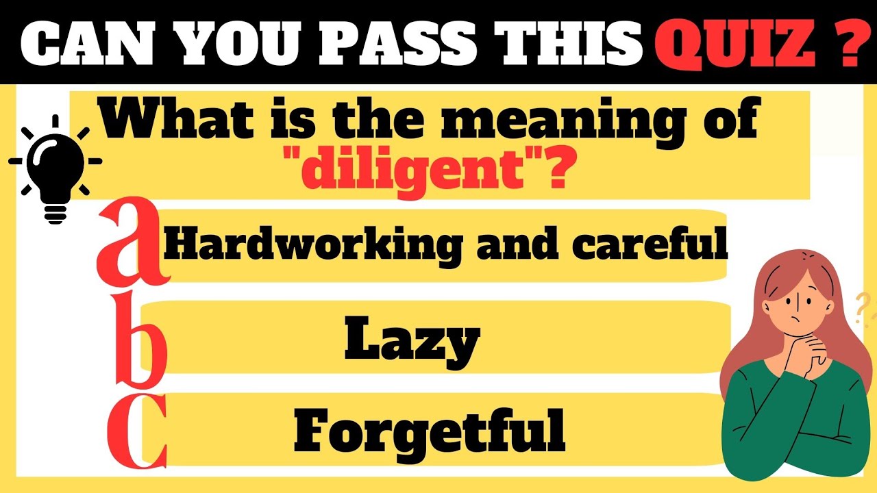 "Ultimate Vocabulary Quiz | Test Your English Skills with 25 ...