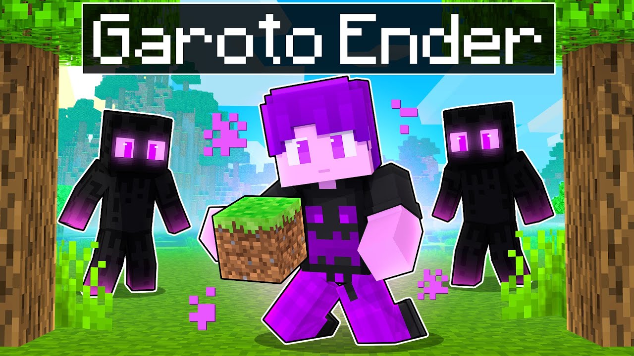 JOGANDO como um GAROTO ENDER no Minecraft - YouTube