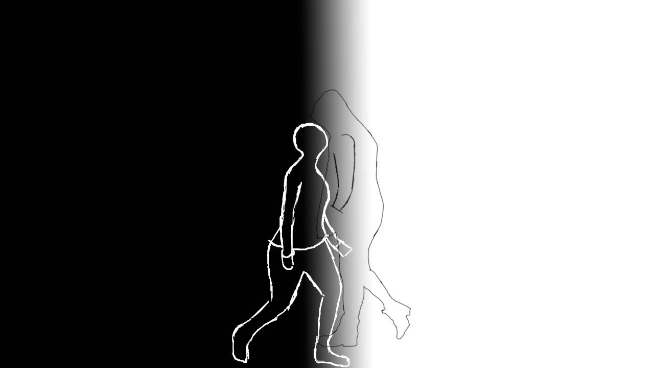 Black And White - Hand drawn animation - YouTube